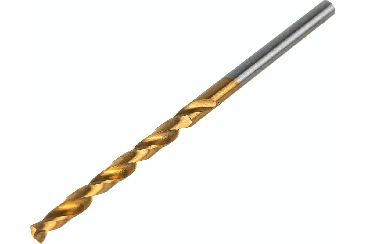 Профоснастка сверло по металлу 3,2 мм HSS M2 TiN DIN 338 10 шт набор для сверления металла