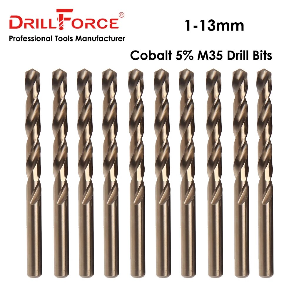 Сверла Drillforce кобальтовые 1-13 мм 8.5mm(5pcs)