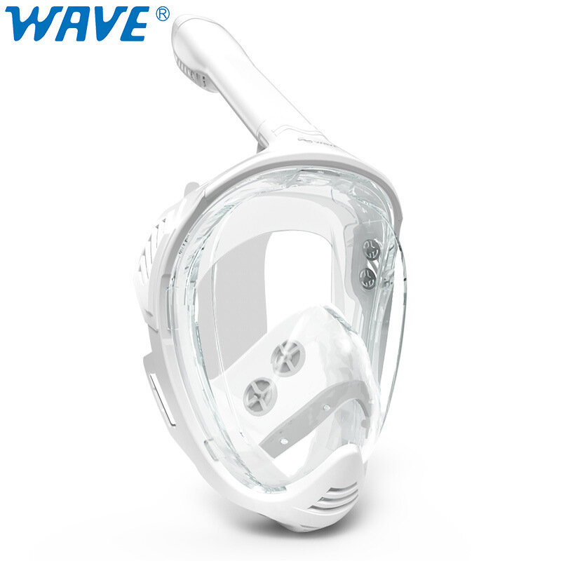 Популярная на международном рынке маска для снорклинга Wave, полнолицевая маска для дайвинга, полностью сухой дыхательный аппарат для дайвинга, маска для снорклинга.