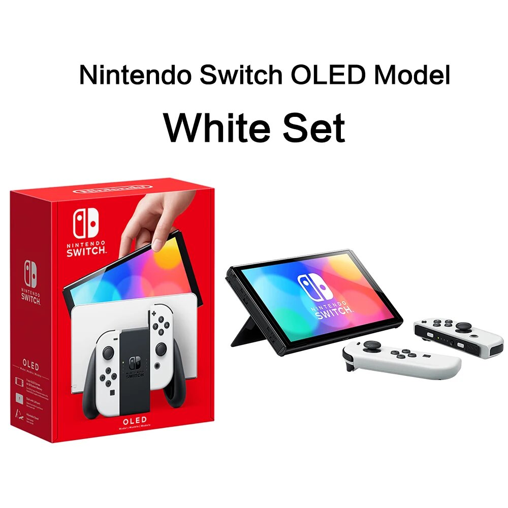 Nintendo Switch OLED белая игровая консоль 64ГБ OLED White