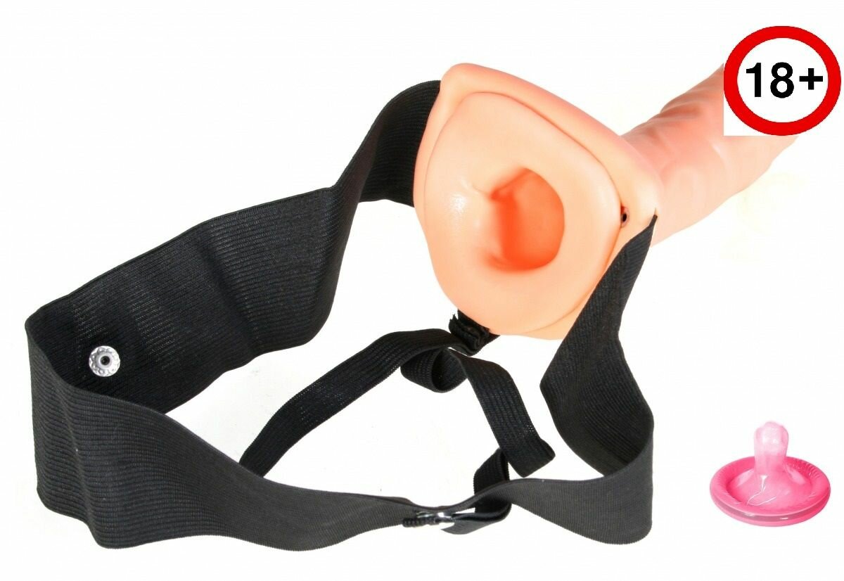 Фаллопротез на эластичном креплении HOLLOW STRAP-ON 6'