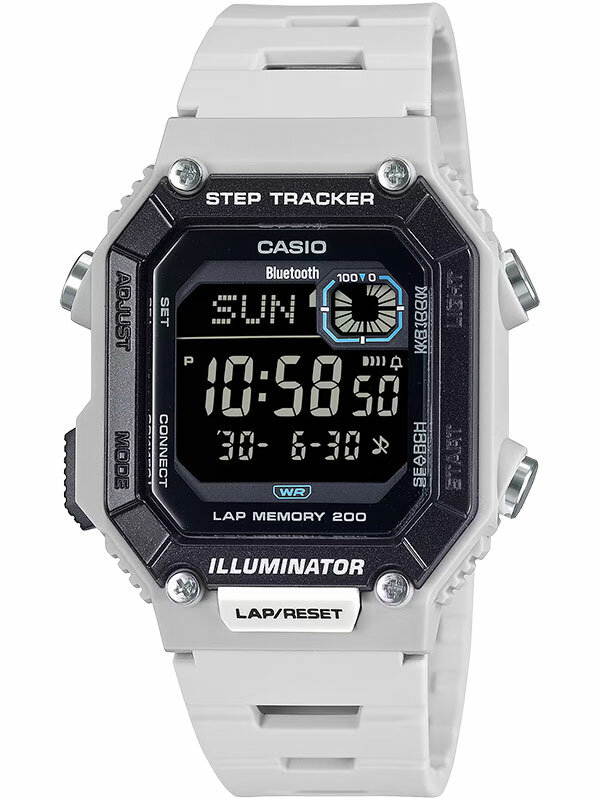 Наручные часы CASIO Collection, белый, черный — фото 1