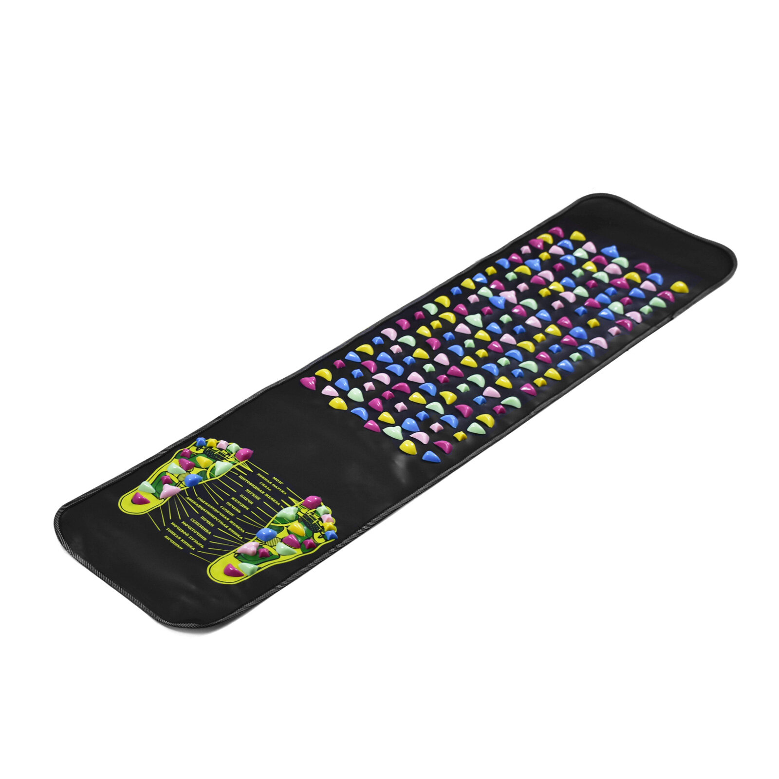 Коврик массажный CLIFF для спины и ступни 150х35см, с акупунктурным воздействием