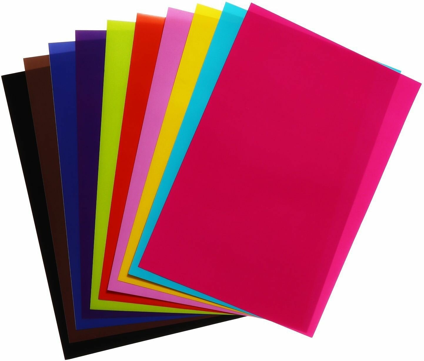 Бумага цветная самоклеящаяся металлизированная, формат А4, 10 листов, 10 цветов, плотность 70г/м3, набор самоклейки для поделок, аппликаций и детского творчества