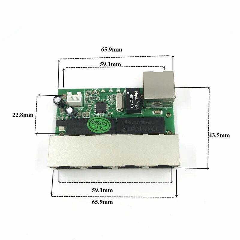 Ethernet-коммутатор 5-port 1 10/100 Мбит/с