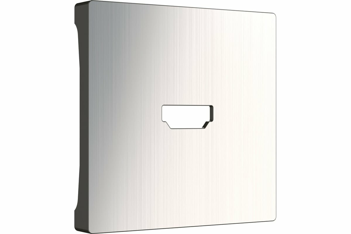 WERKEL накладка для розетки HDMI глянцевый никель a040418 стильный декоративный элемент