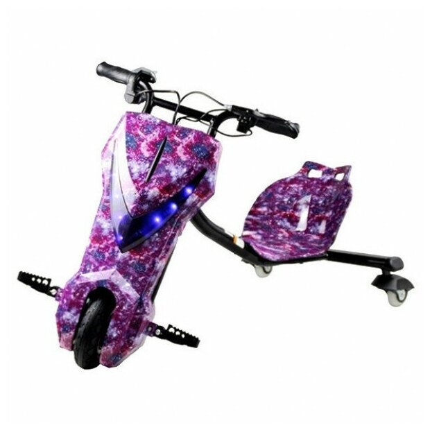 Электроскутер Дрифт Карт Drift-Trike MINIPRO T01 Фиолетовый космос