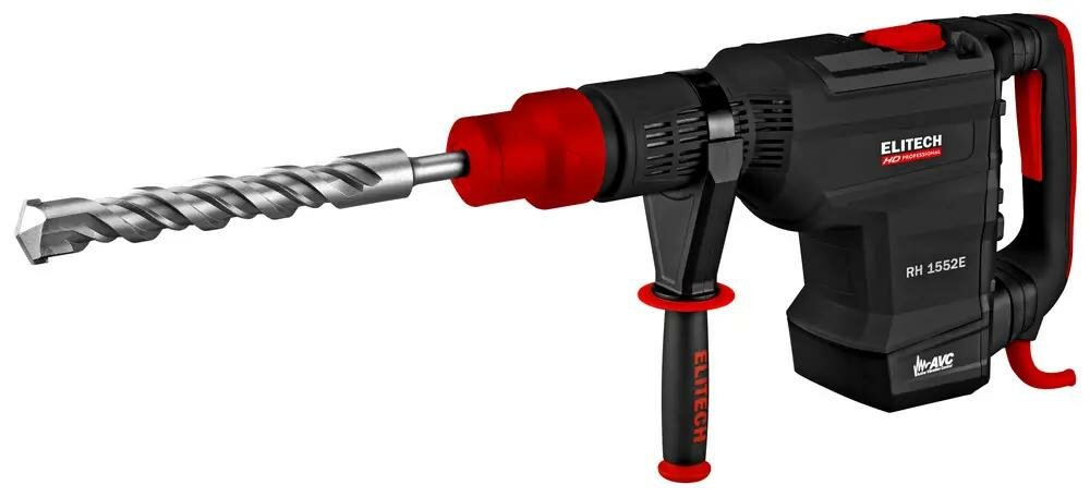 Перфоратор сетевой SDS-max Elitech RH 1552E, 1500 Вт, 15 Дж