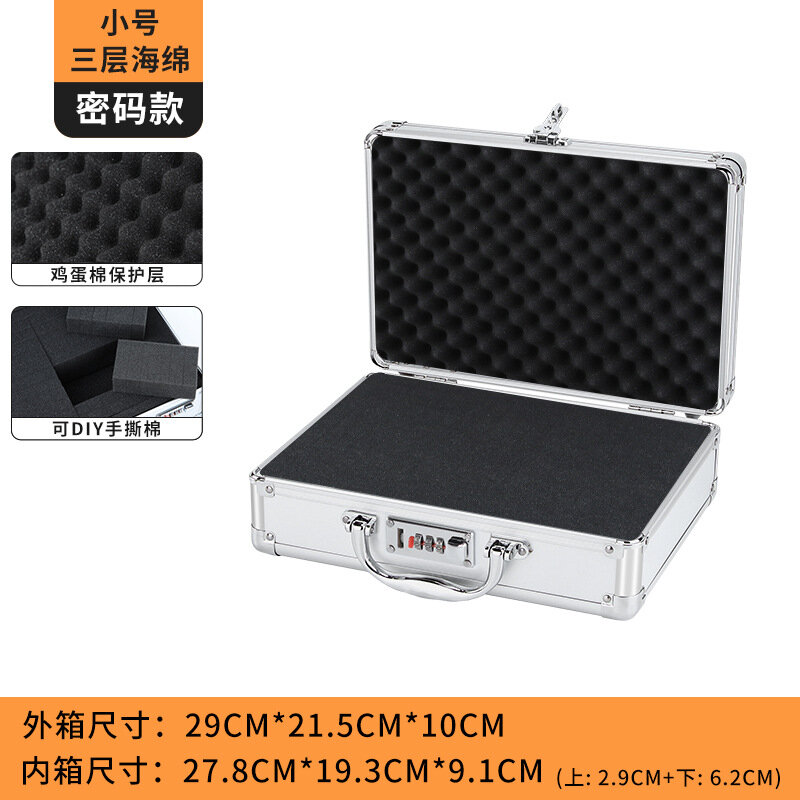 Набор инструментов DIY из алюминиевого сплава, многофункциональный портативный ящик для оборудования, инструментов, страхового хранения, алюминиевый кейс для домашнего использования