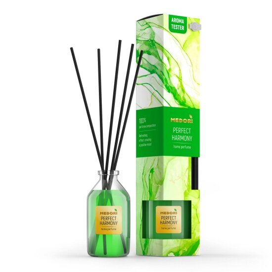 Ароматический диффузор Medori Perfect harmony, с палочками из микрофибры, 50 мл