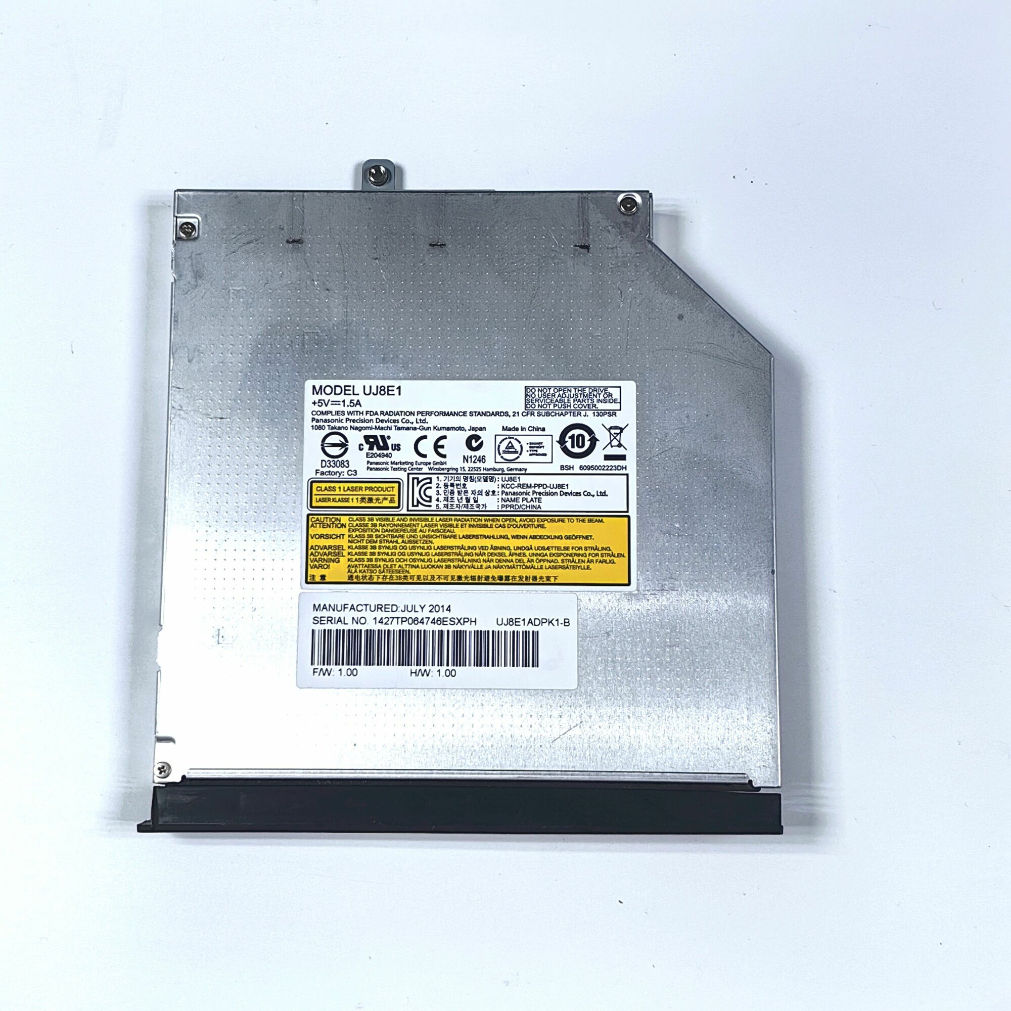 DVD привод с панелью ноутбука Dell Inspiron E5420