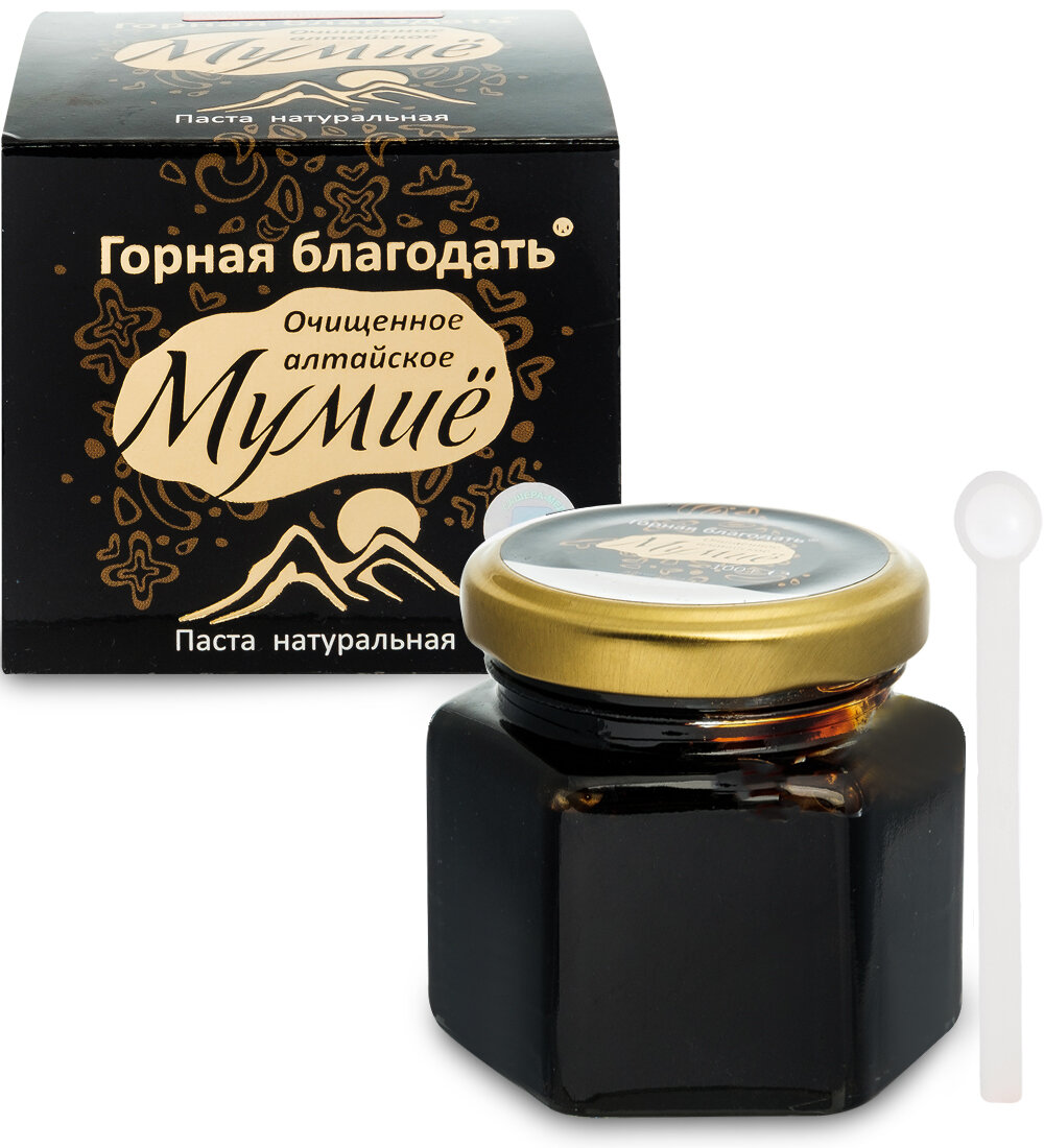 Горная благодать Мумие алтайское очищенное, 100 г A2146414