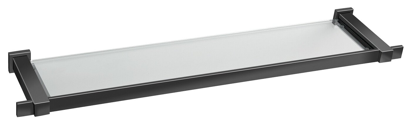 Полка стеклянная WINDISCH BLACK COLLECTION 85205N черный 30х560x120