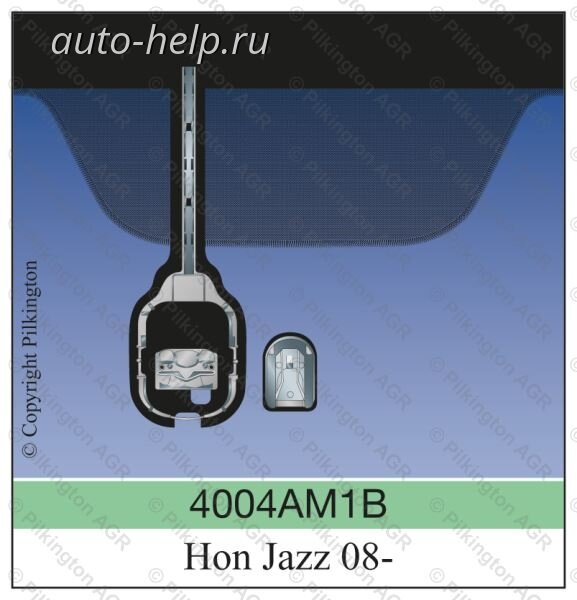 BENSON HONDA Лобовое ДД VIN solar
