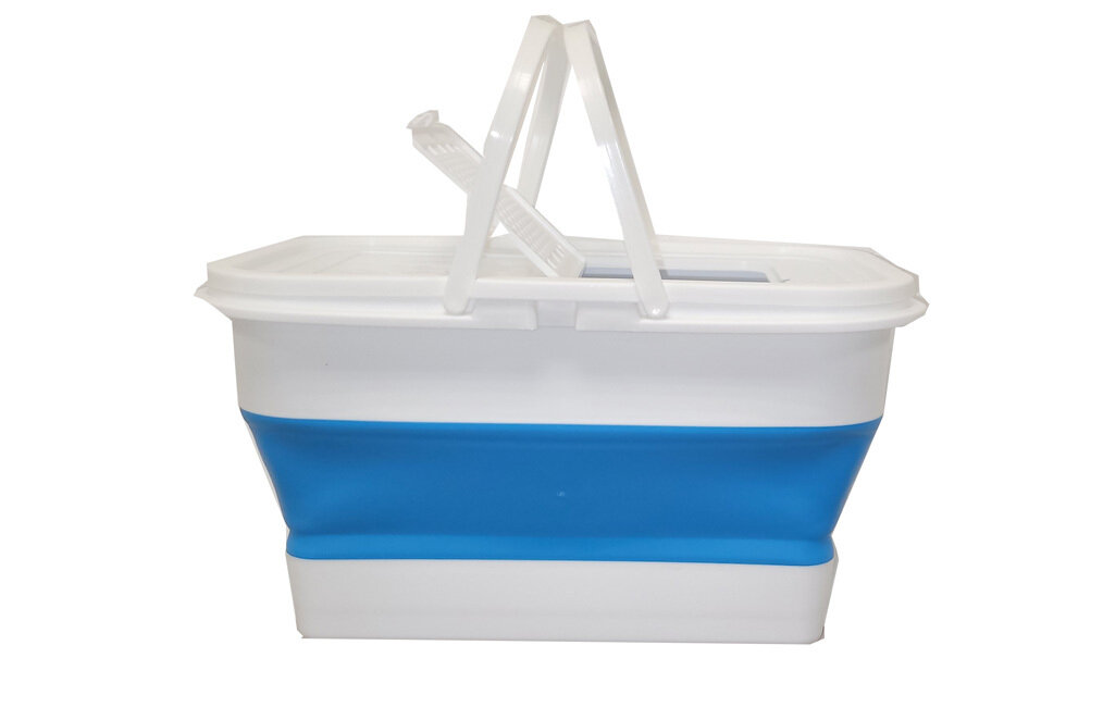 Кан рыболовный складной с крышкой и отверстием для трубки аэратора