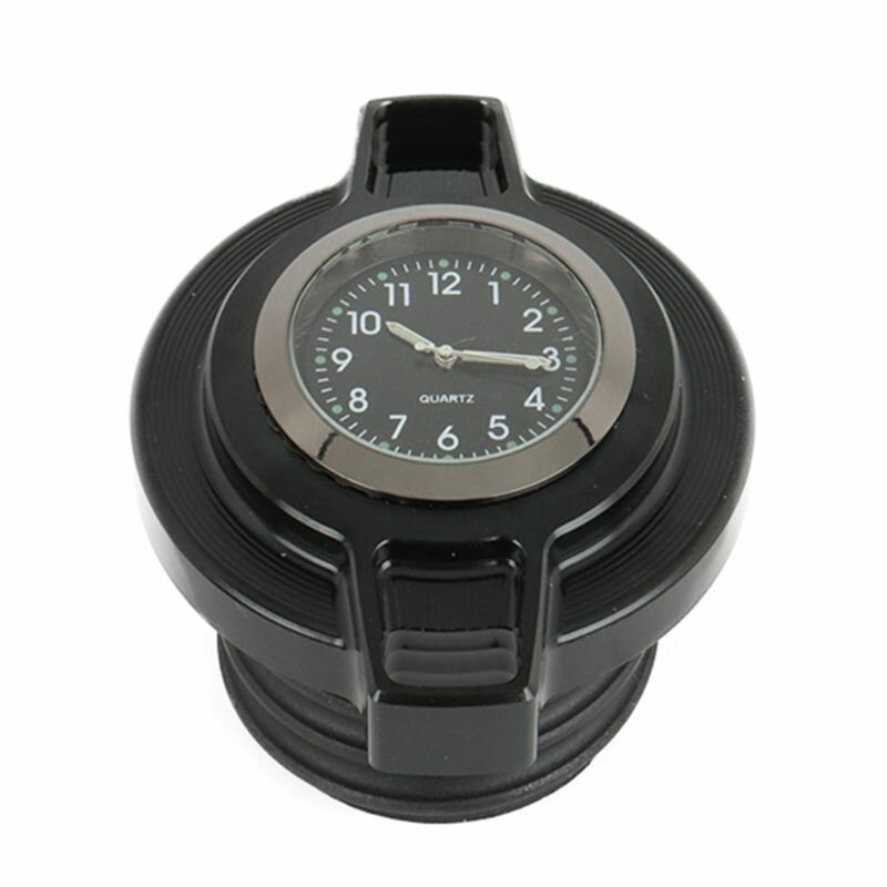 Крышка топливного бака мотоцикла с часами подходит для Harley XL883-полностью черный диск