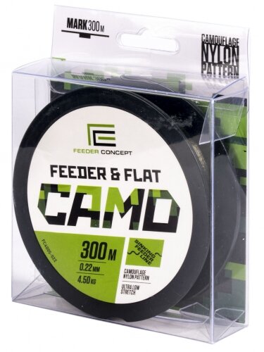 Леска монофильная Feeder Concept FEEDER & FLAT Camo 300/022