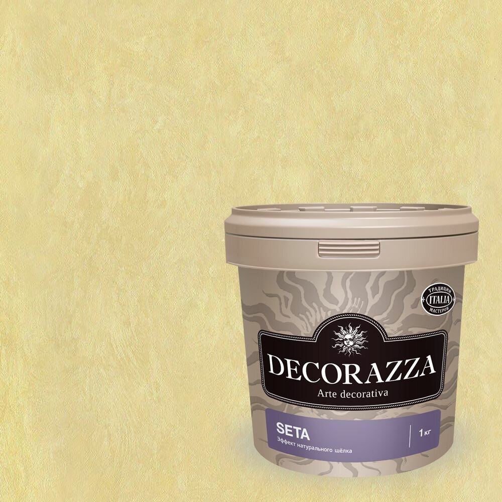 Декоративная штукатурка с эффектом натурального шелка Decorazza Seta (1кг) ST 11-62