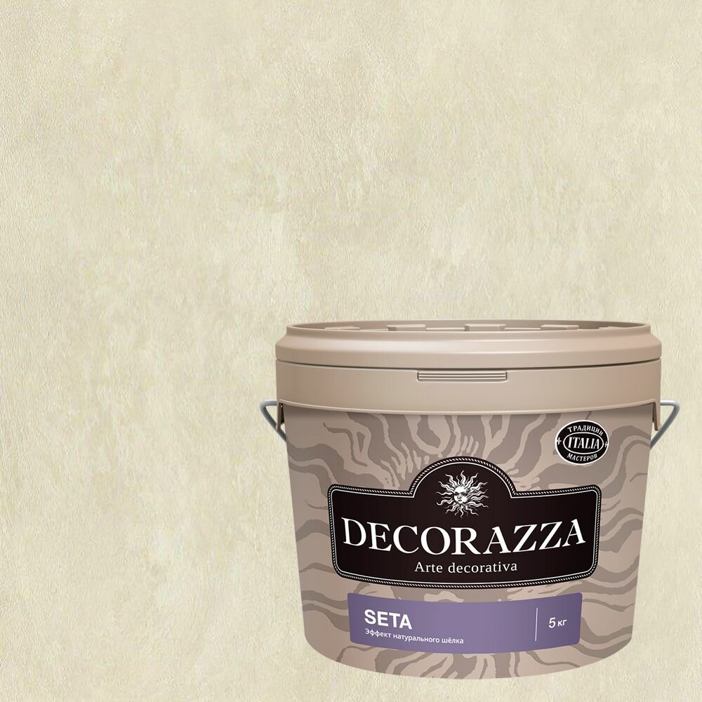 Декоративная штукатурка с эффектом натурального шелка Decorazza Seta (5кг) ST 11-82
