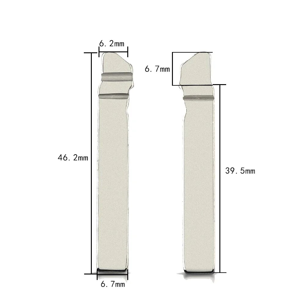 Лезвие ключа Dandkey Uncut #01 #42 #31 #86 #133 #149 для Audi VW Polo Passat B5 Tiguan Golf NO.149