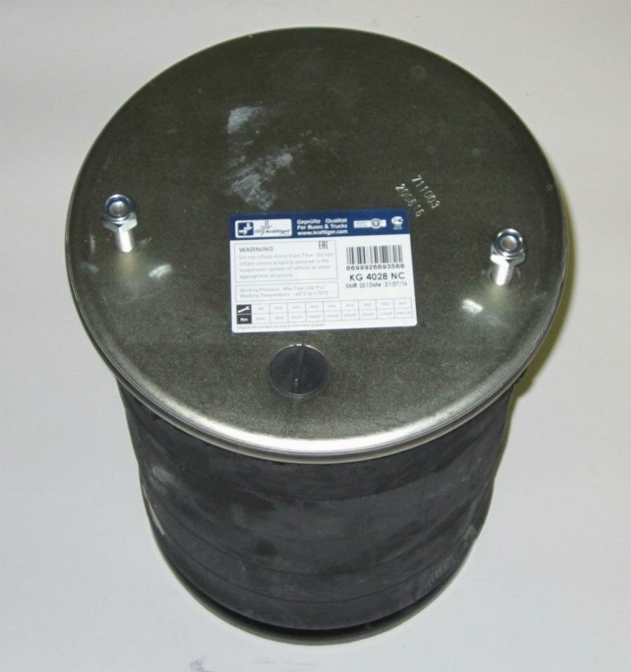 Пневморессора со сталь стаканом Jost/MB/Schmitz KG4028NC (Kraftiger)