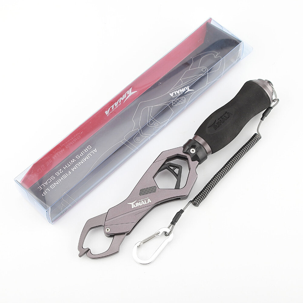 Хвататель для губ рыбы с весами, зажим для рыбы из алюминиевого сплава, длина 29,5 см, вес 232,2 г, комплект из 1 штуки