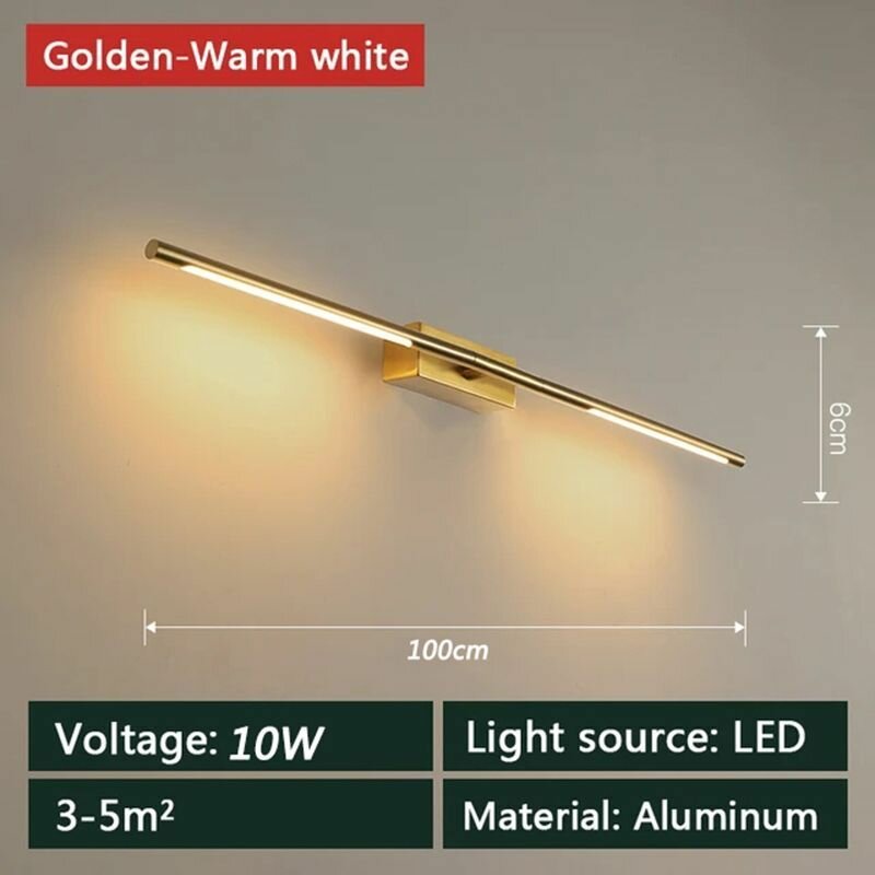 Подвесной светодиодный настенный светильник для спальни, ванной комнаты, туалета с подсветкой зеркала, бра для настенной подсветки фотографий
