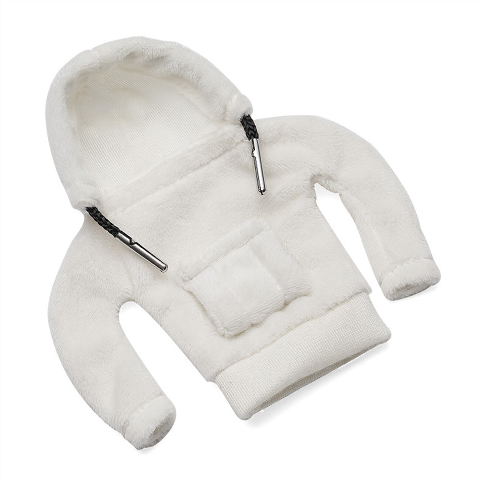 Чехол для ручки КПП автомобиля с капюшоном, чехол для ручек КПП, чехол для рычага передач, подходит для рычагов передач с круглыми головками, цвета: оранжевый/синий/красный/белый/черный/розовый, материал: пух, размер упаковки: 12*8*2см, вес упаковки: