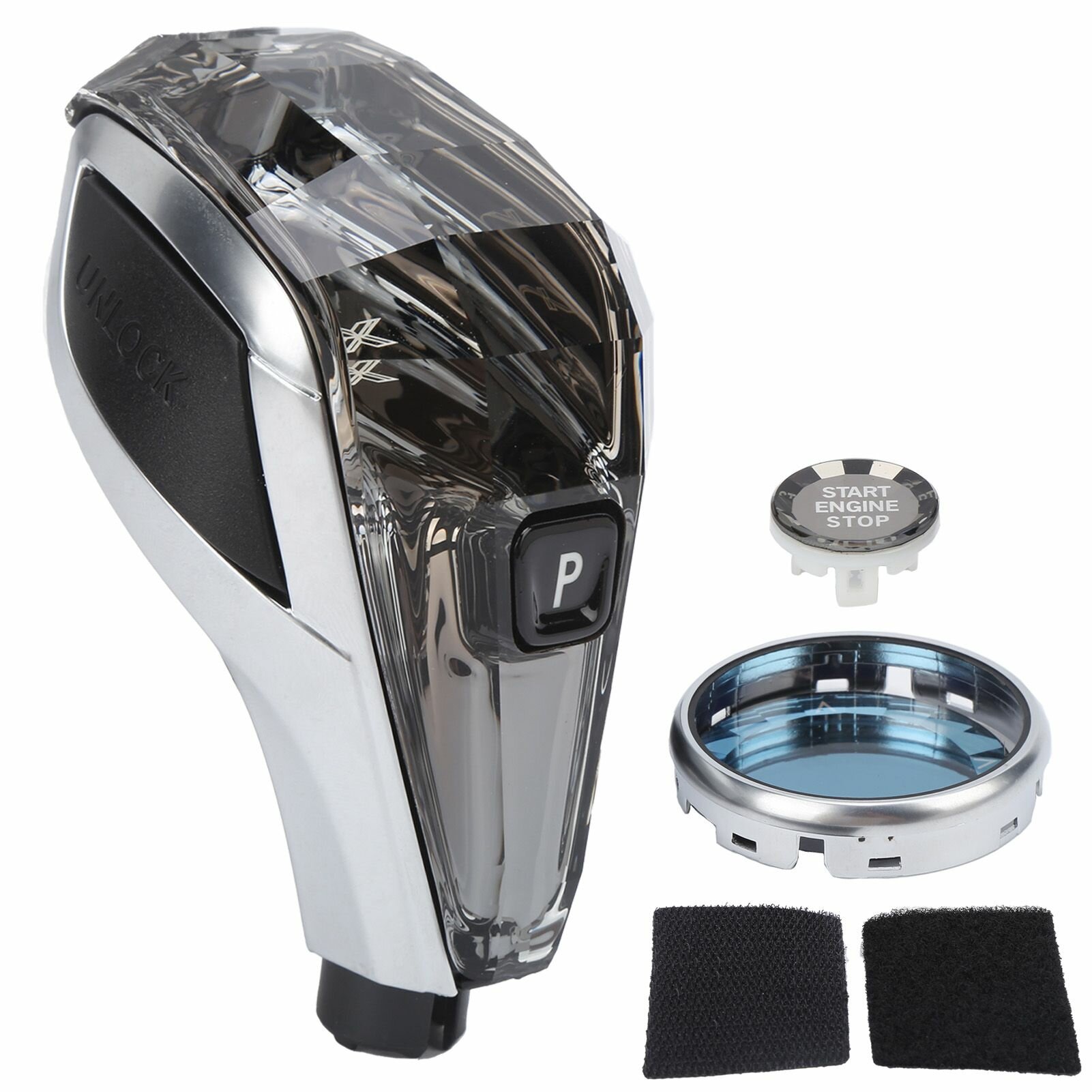 Хрустальная ручка КПП с кнопкой старта BMW 4 серии G22 2021+