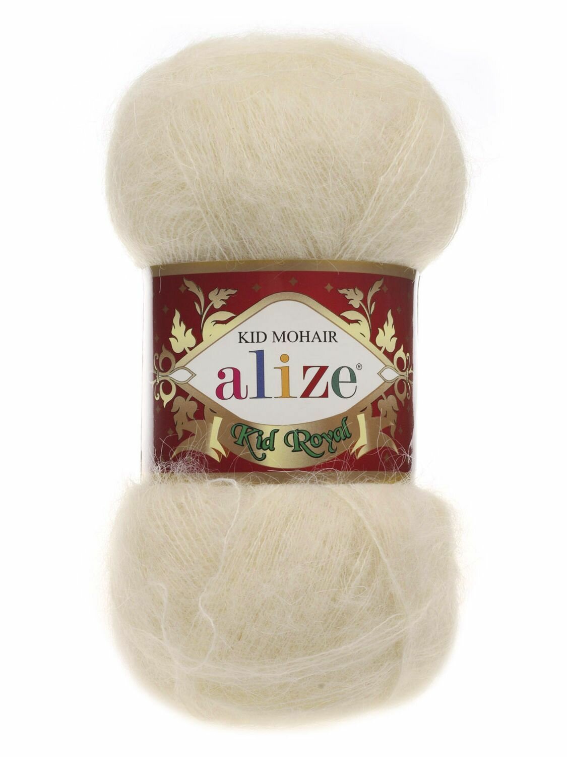 Пряжа KID ROYAL 50 (Alize), молочно-бежевый - 67, 62% кид мохер, 38% полиамид, 5 мотков, 50 г, 500 м.