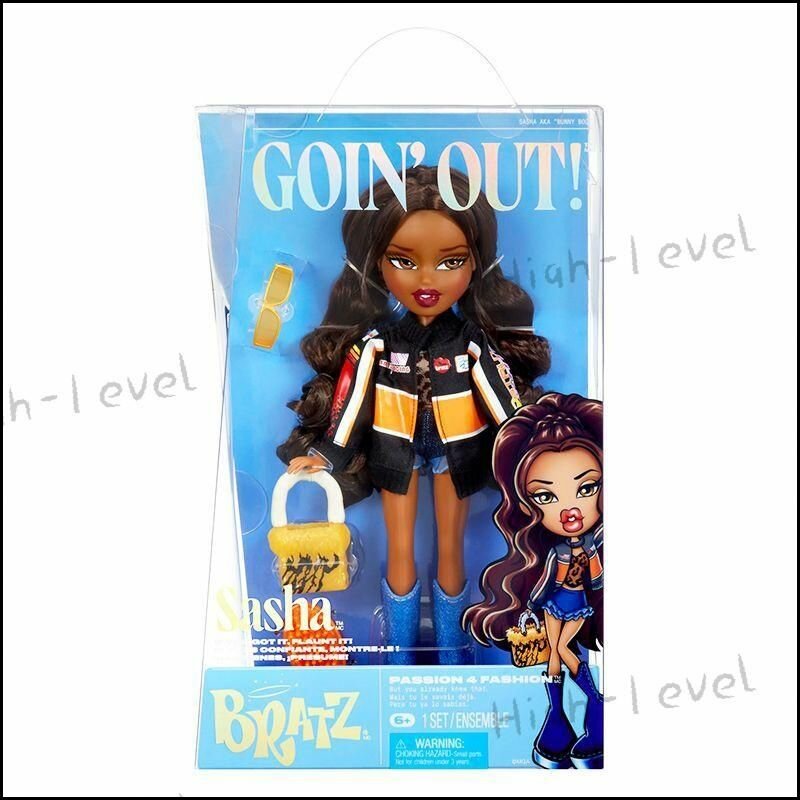 MGA Bratz Goin Out Fashion Doll Sasha / Коллекция модных кукол с очками, расческами и аксессуарами для одежды подходит для подарков на день рождения детям от 6 лет и старше