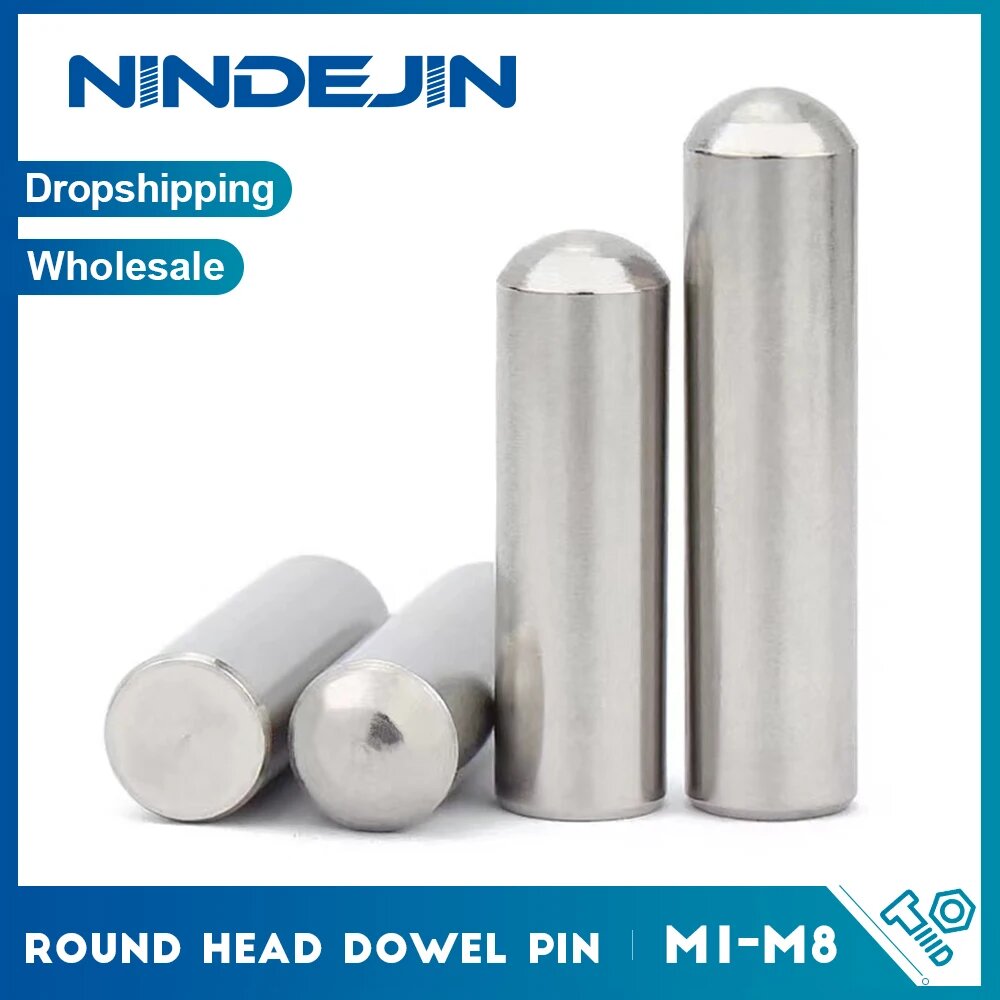 Дюбельные штифты NINDEJIN 304-119.1 М1-М8 M5 20pcs, 18mm