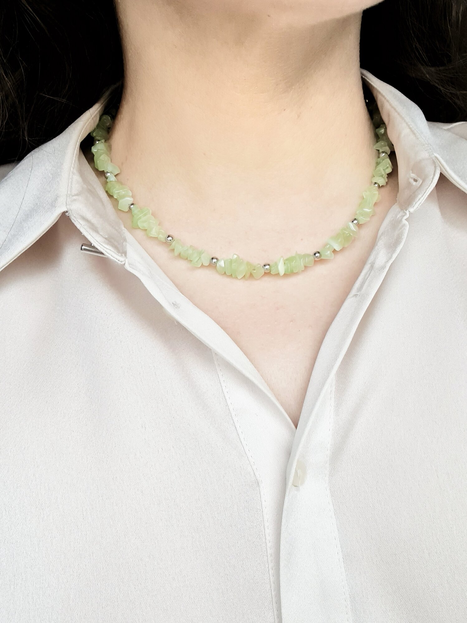 Чокер ENJOY Украшения из камней, кошачий глаз