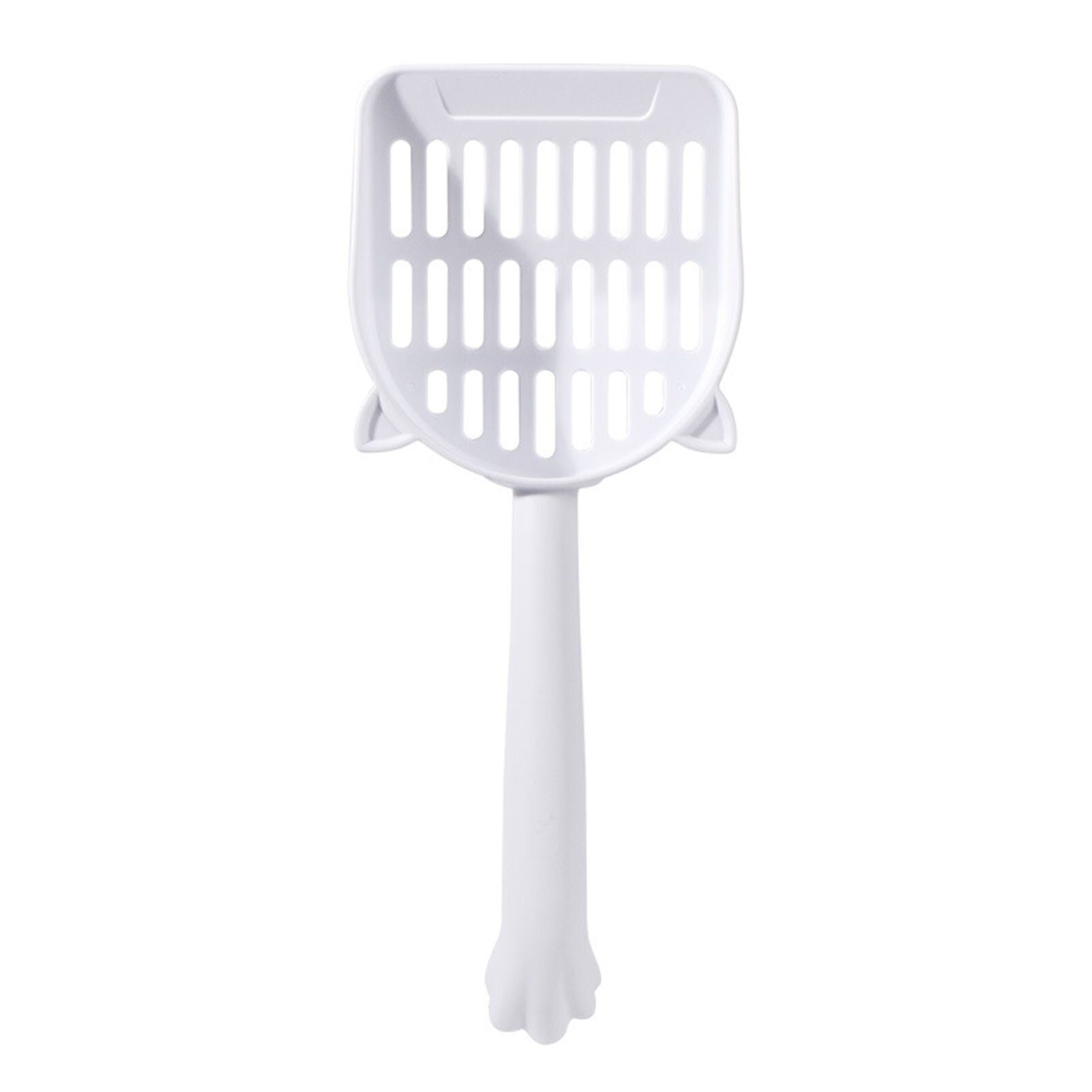 Cat Litter Scoop Nonslip Handle Kitten Pooper Lifter Pet Sift Shovel Practical Clean Tool with Back Hook