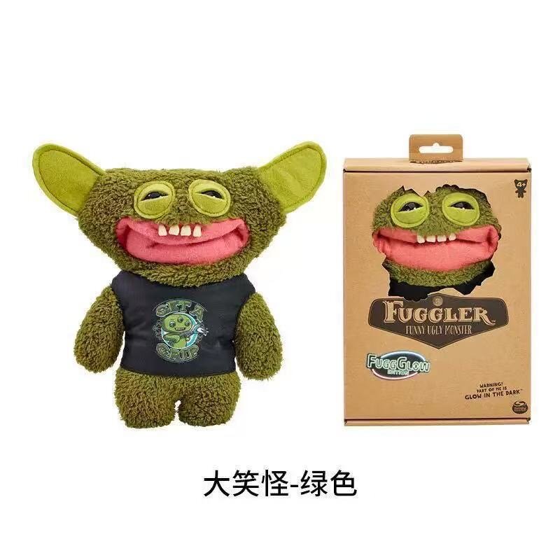 Мягкая игрушка Spin Master Fuggler Funny Ugly Monster Fuggglow Grin Grin / Забавный Уродливый монстр, Грин Грин