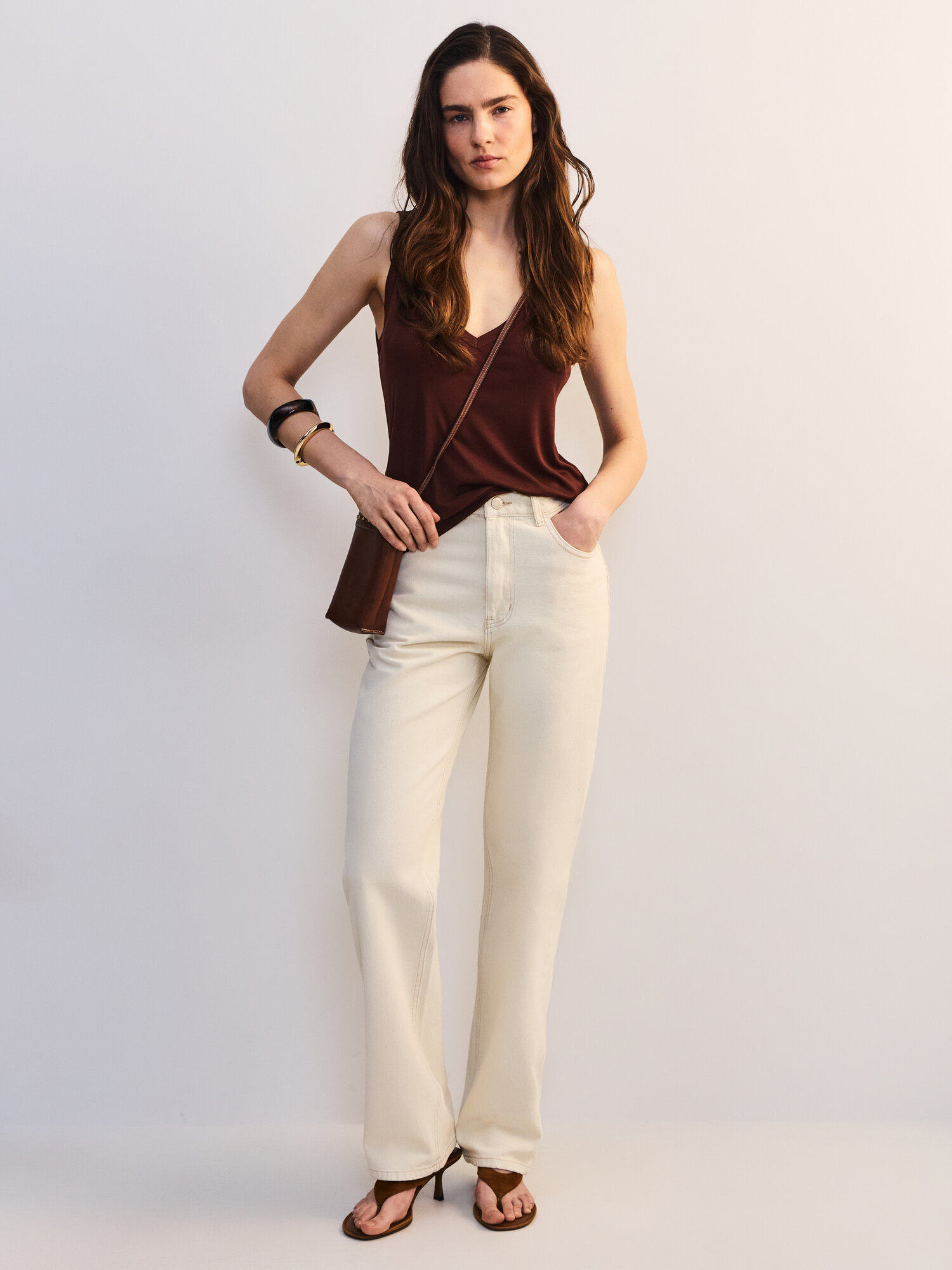 Джинсы прямые 