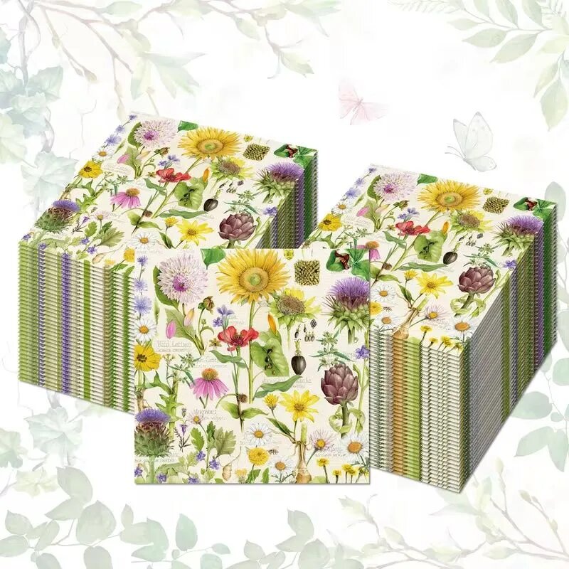 Бумажные салфетки, 20 шт.