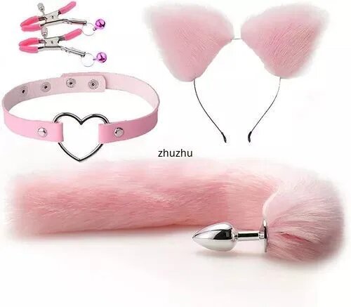 Лисий хвост, костюм лисы с игрушкой-затычкой для ушей, 4 предмета