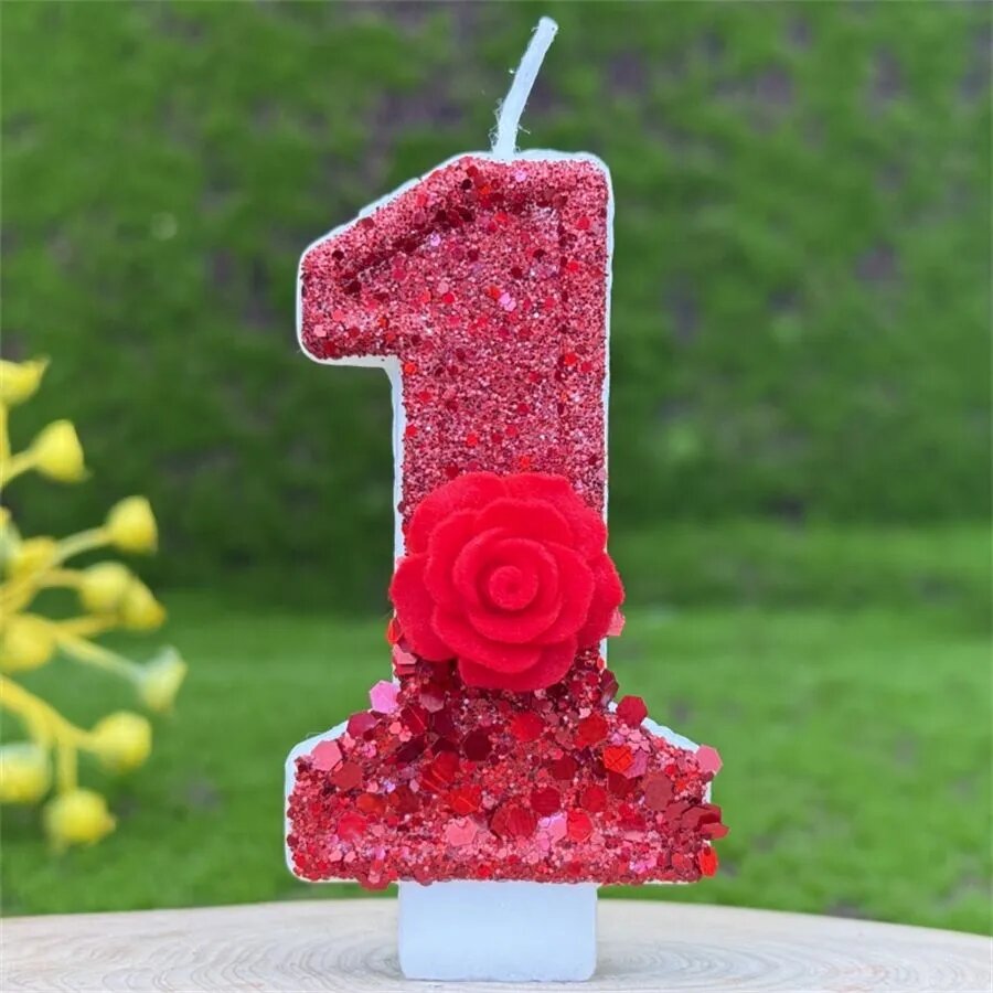 Свечи для торта, 7 см х 4 см, 1 шт