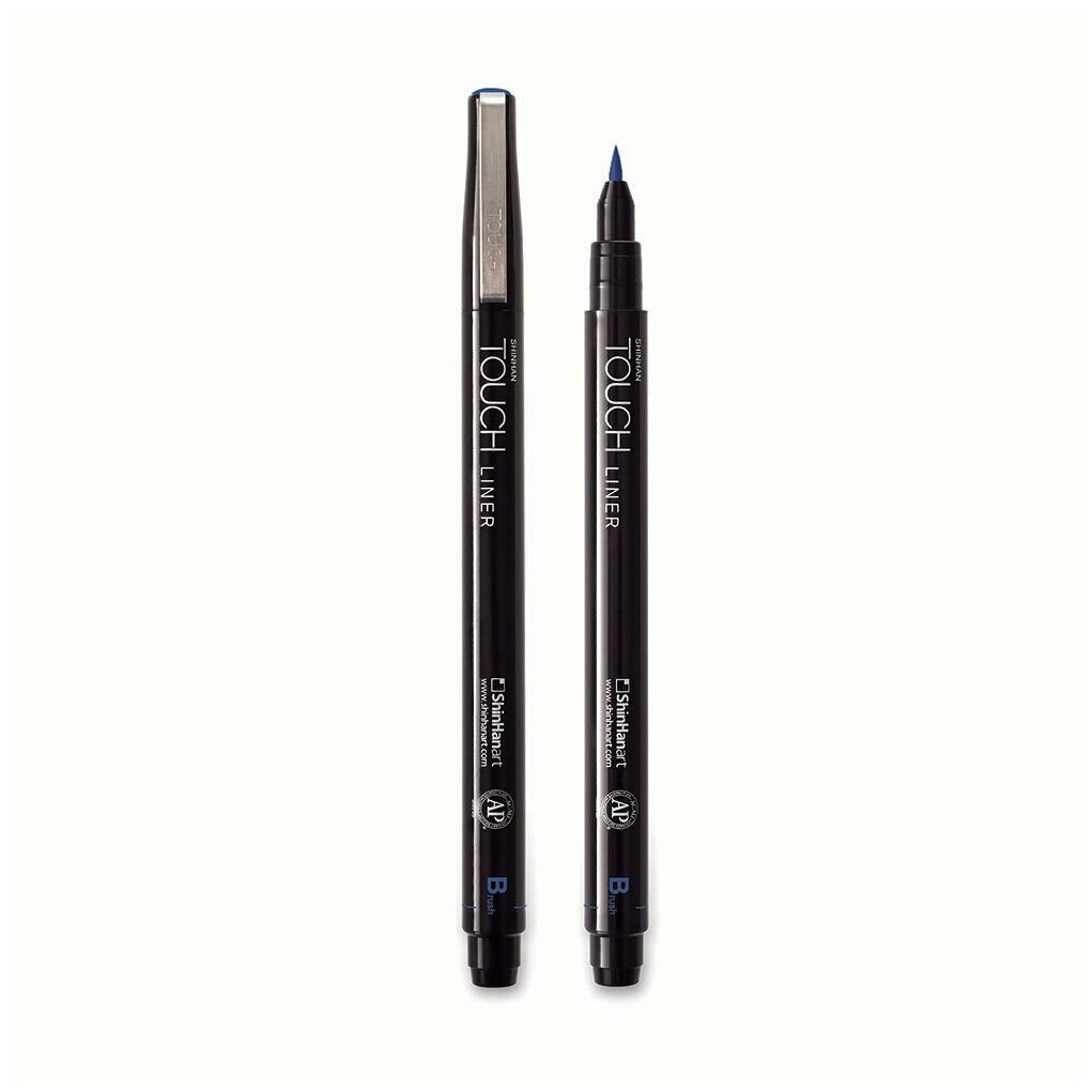 Ручка капиллярная брашпен TOUCH Liner Brush синий кобальт