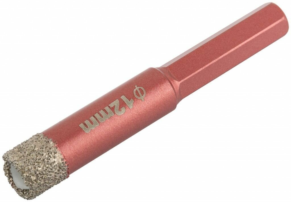 Коронка алмазная 12x10x75 мм для дрели CUTOP Special универсальная