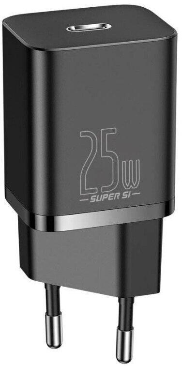 Сетевое зарядное устройство Baseus Super Si Quick Charger 1C 25W EU Black (CCSP020101)