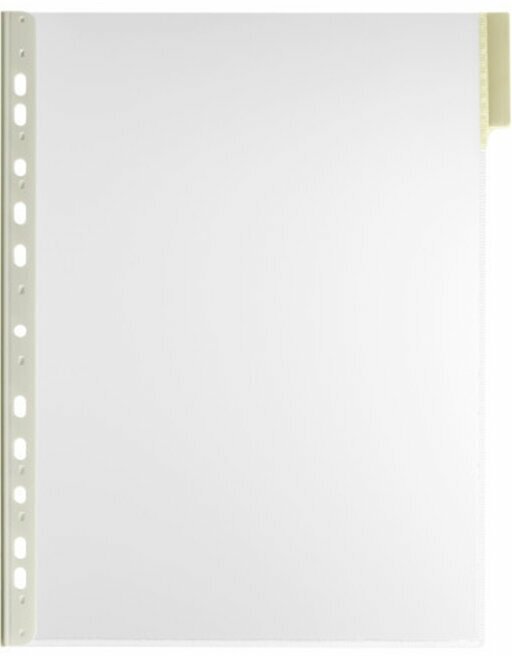 Демопанель Durable Function, с перфорацией, несъемный табулятор, А4, ПВХ Желтый