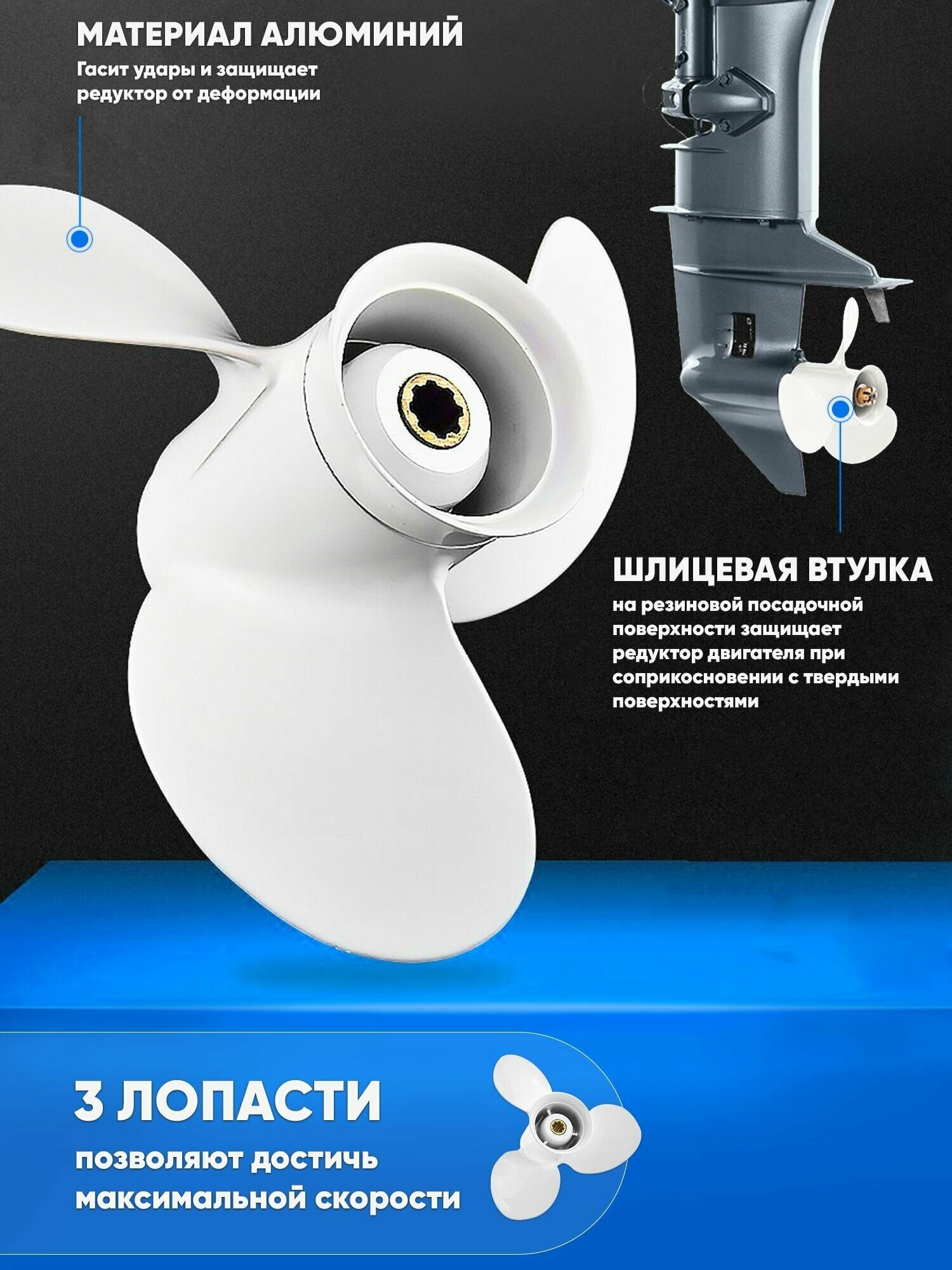 Винт для лодки