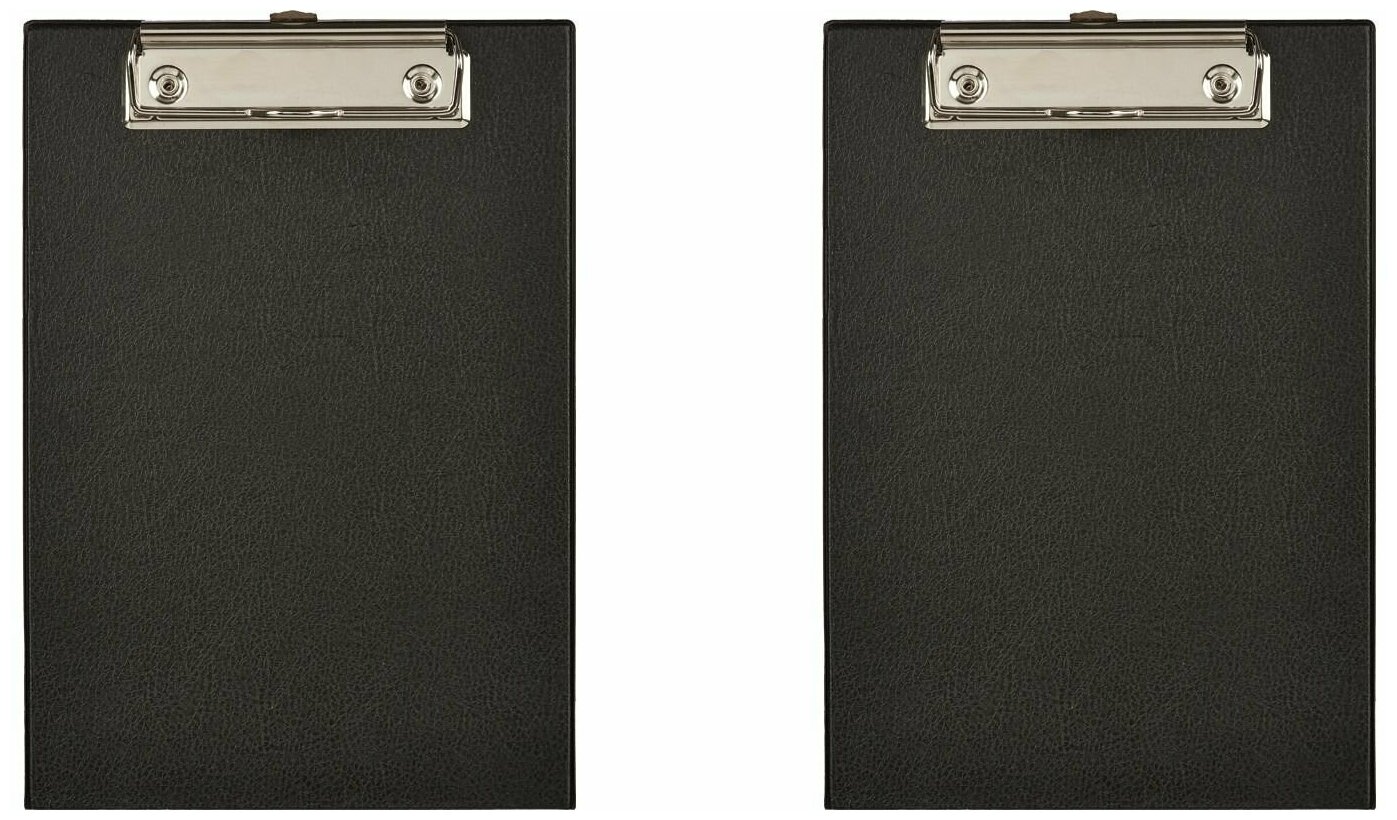 Attache Папка-планшет для бумаг A5 черный, 2 шт