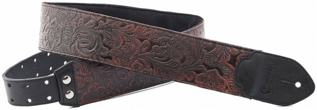 8401050090706 Leathercraft Blackguard Black Ремень для гитары, RightOn Straps