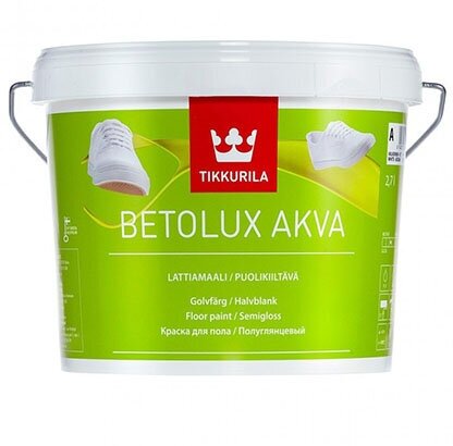 Tikkurila Betolux Akva Краска для пола (полуглянец, база А, 9 л)