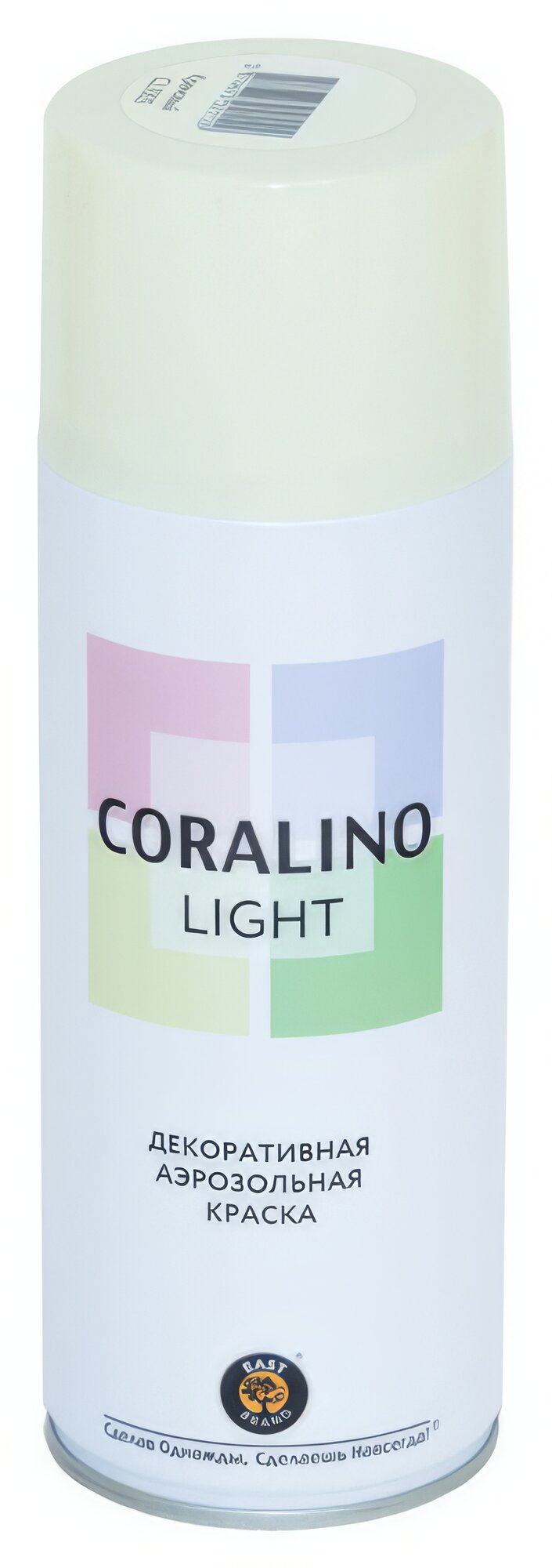 Краска аэрозольная CORALINO Light декоративная кремовый 520мл