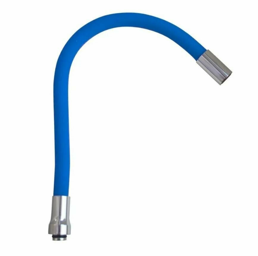 Гибкий излив для смесителя для кухни, размер гайки 3/4", внутренняя резьба, цвет: черный