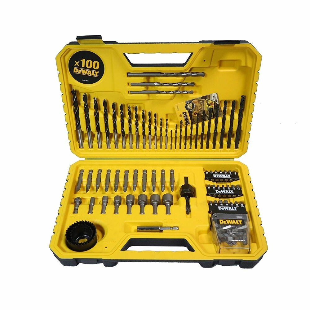 Набор бит со сверлами DeWalt 100пред DT71563